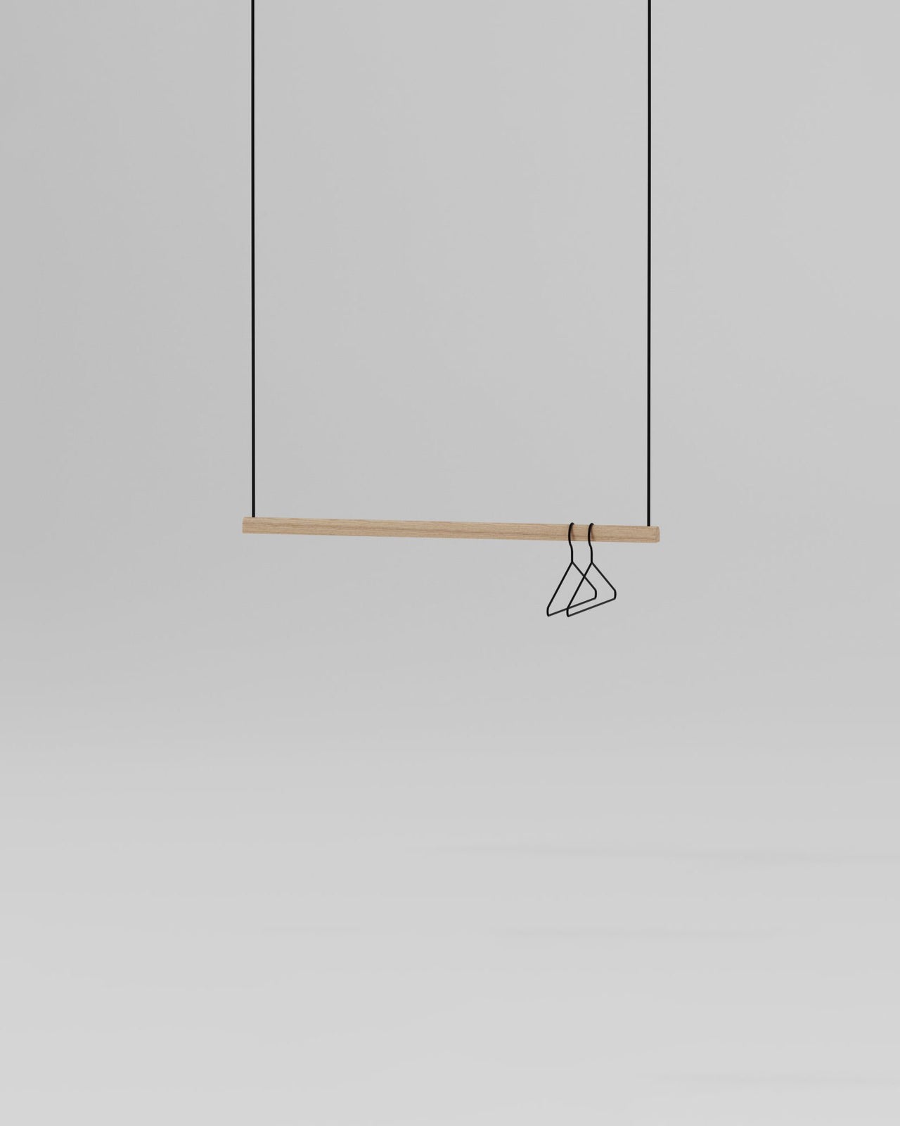 Hanging clothing racks that mount to your ceiling – KROFT
